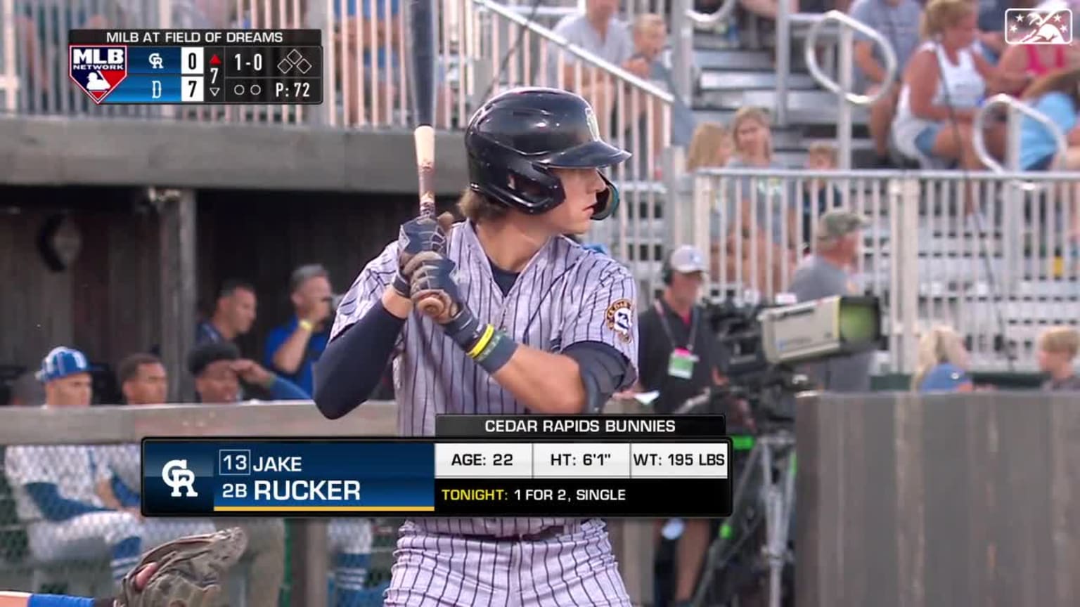 Rucker's two hits in Dyersville | 08/11/2022 | Minnesota Twins