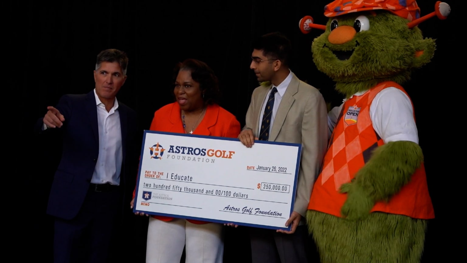 Astros Golf Foundation honors charitable efforts | 01/27/2022 | Houston ...