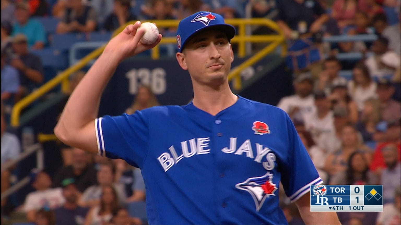 TOR@TB: Waguespack collects his first Major League K | 05/27/2019 ...