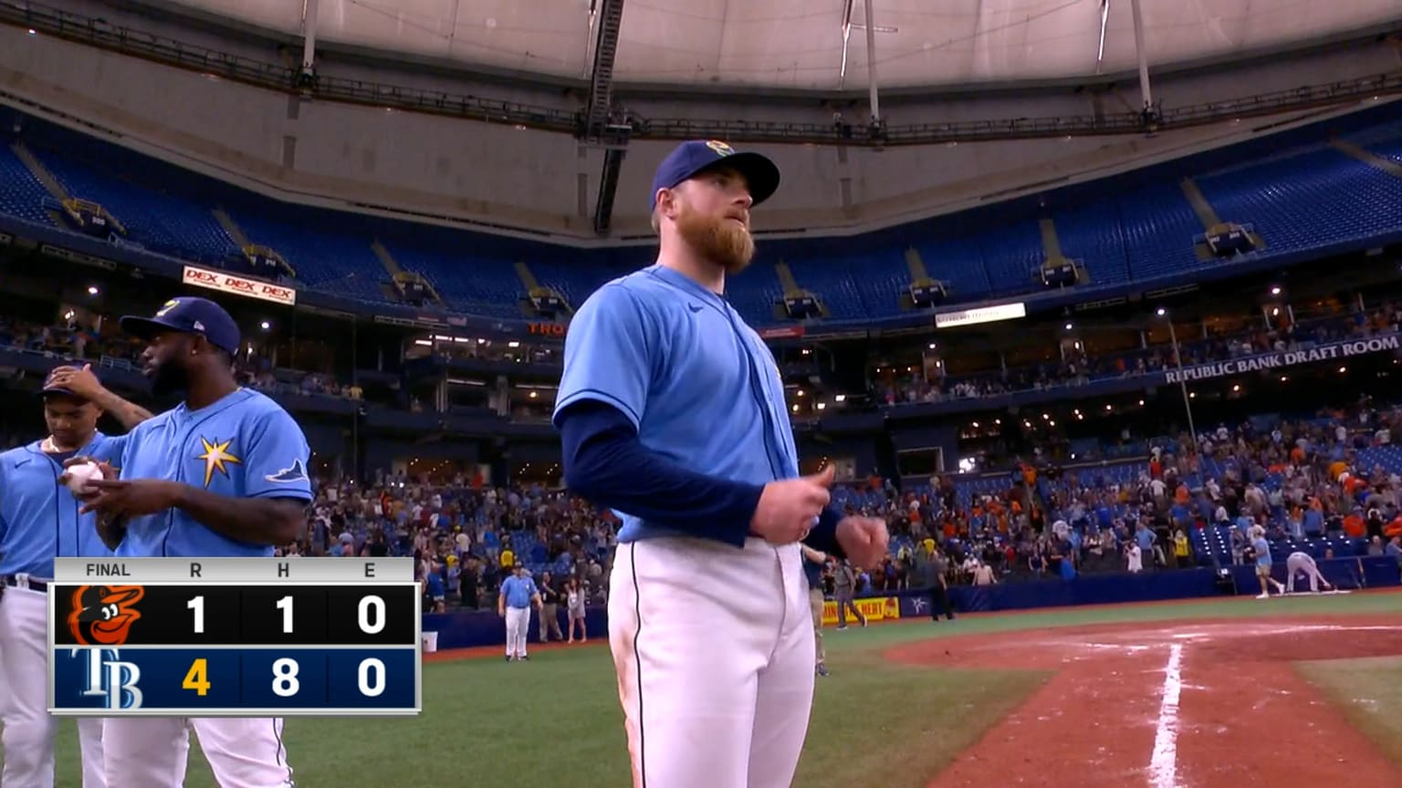 Jason Adam earns the save in the top of the 9th | 08/14/2022 | Tampa ...