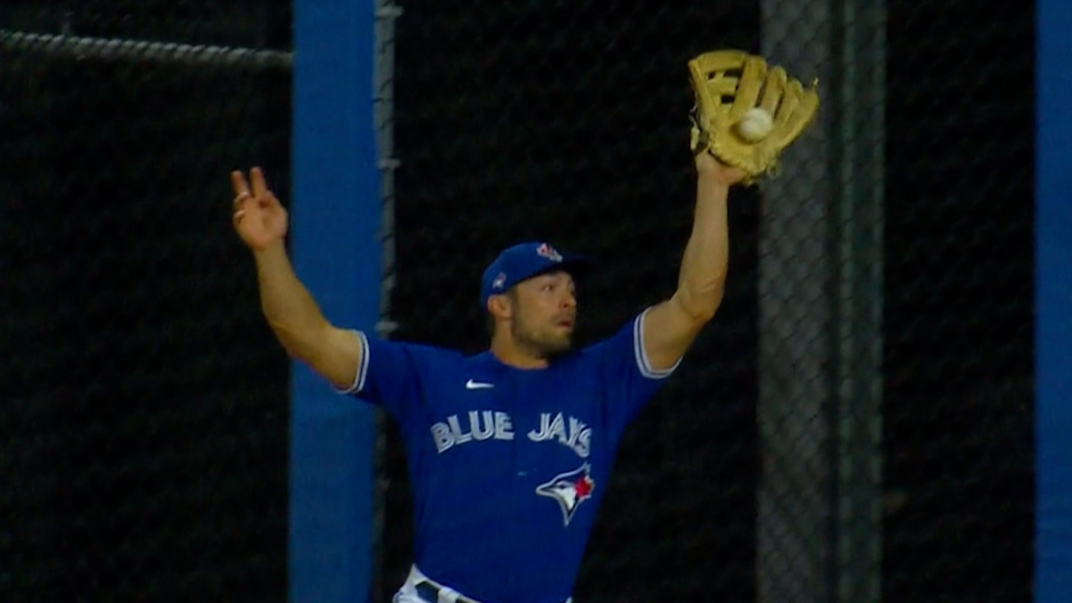Grichuk dashes back, leaps up to secure the fly ball | 03/22/2021 ...