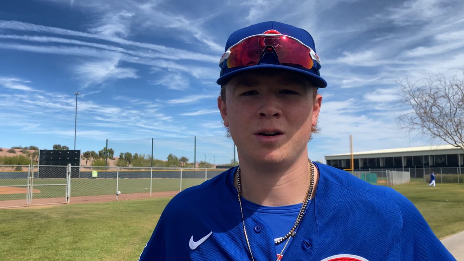 James Triantos talks working with other prospects | 02/28/2022 | MLB.com