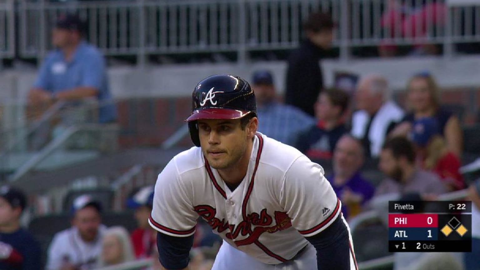 PHI@ATL: Tucker opens the scoring with an RBI single | 04/17/2018 ...