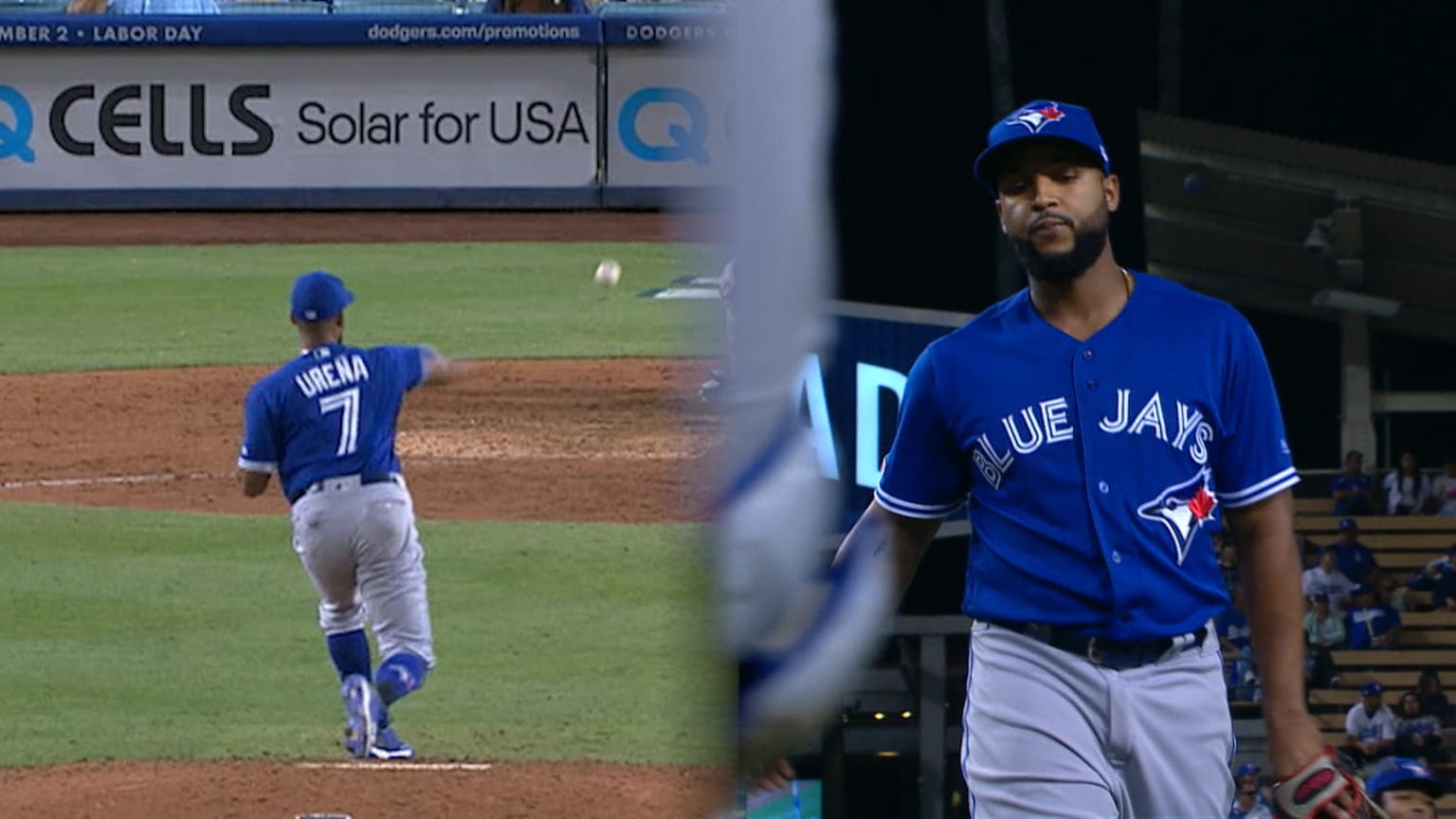 TOR@LAD: Urena gets Martin out to finish the 8th | 08/20/2019 | Toronto ...
