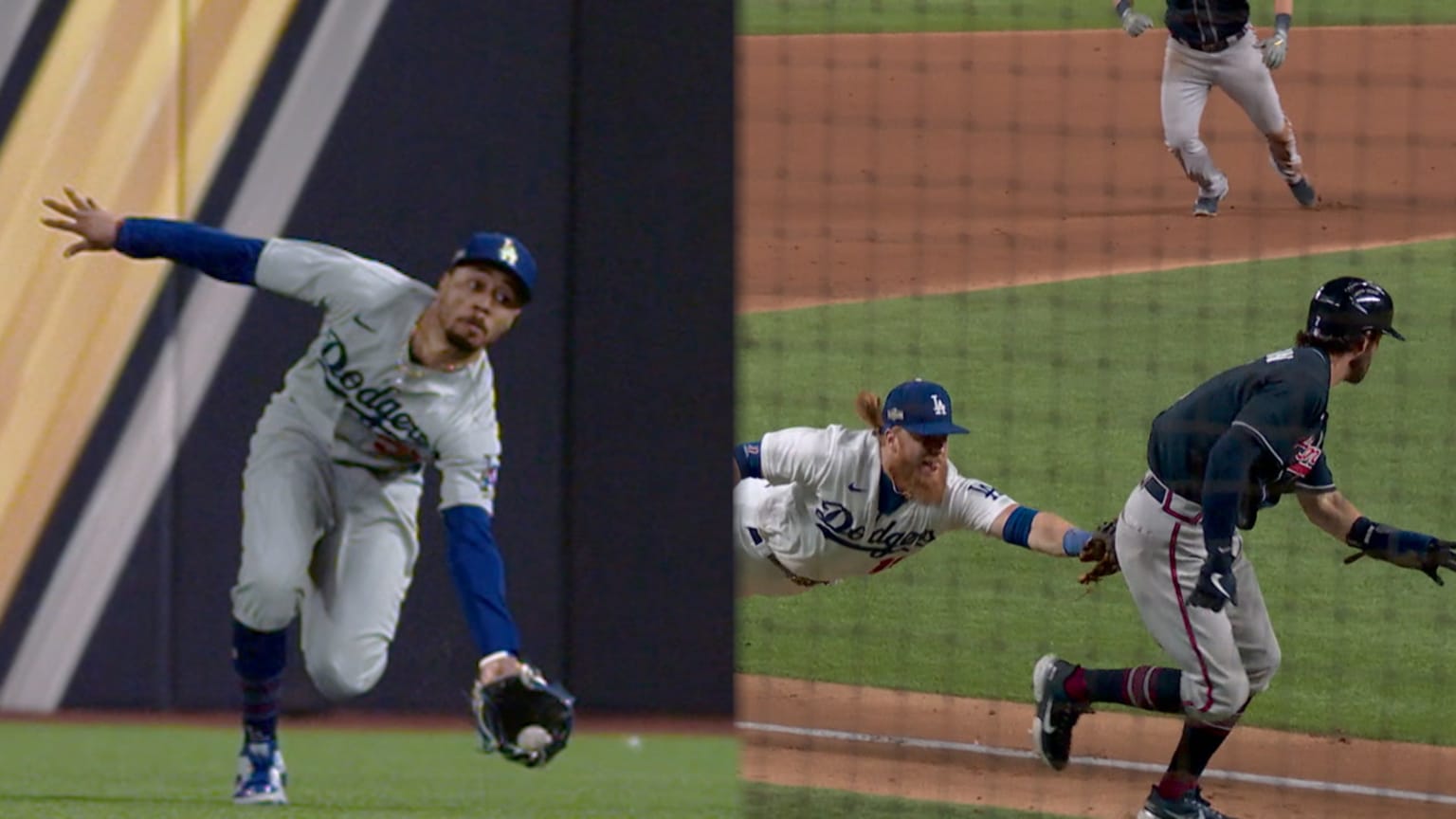 Dodgers turn pair of unusual double plays in NLCS | 10/19/2020 ...