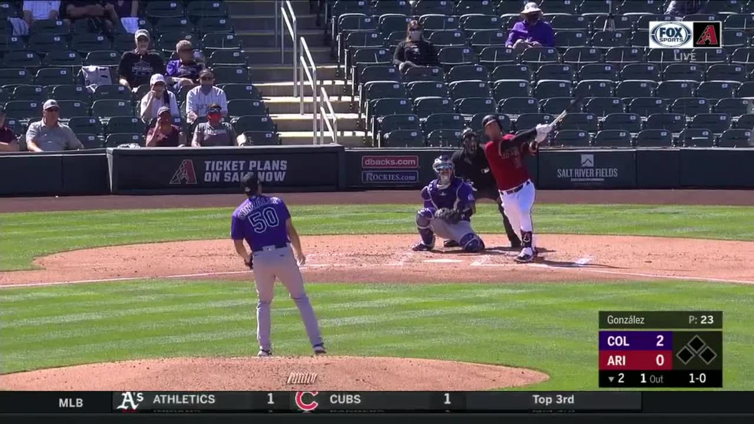 Carson Kelly smashes a deep solo home run in the 2nd | 03/09/2021 ...