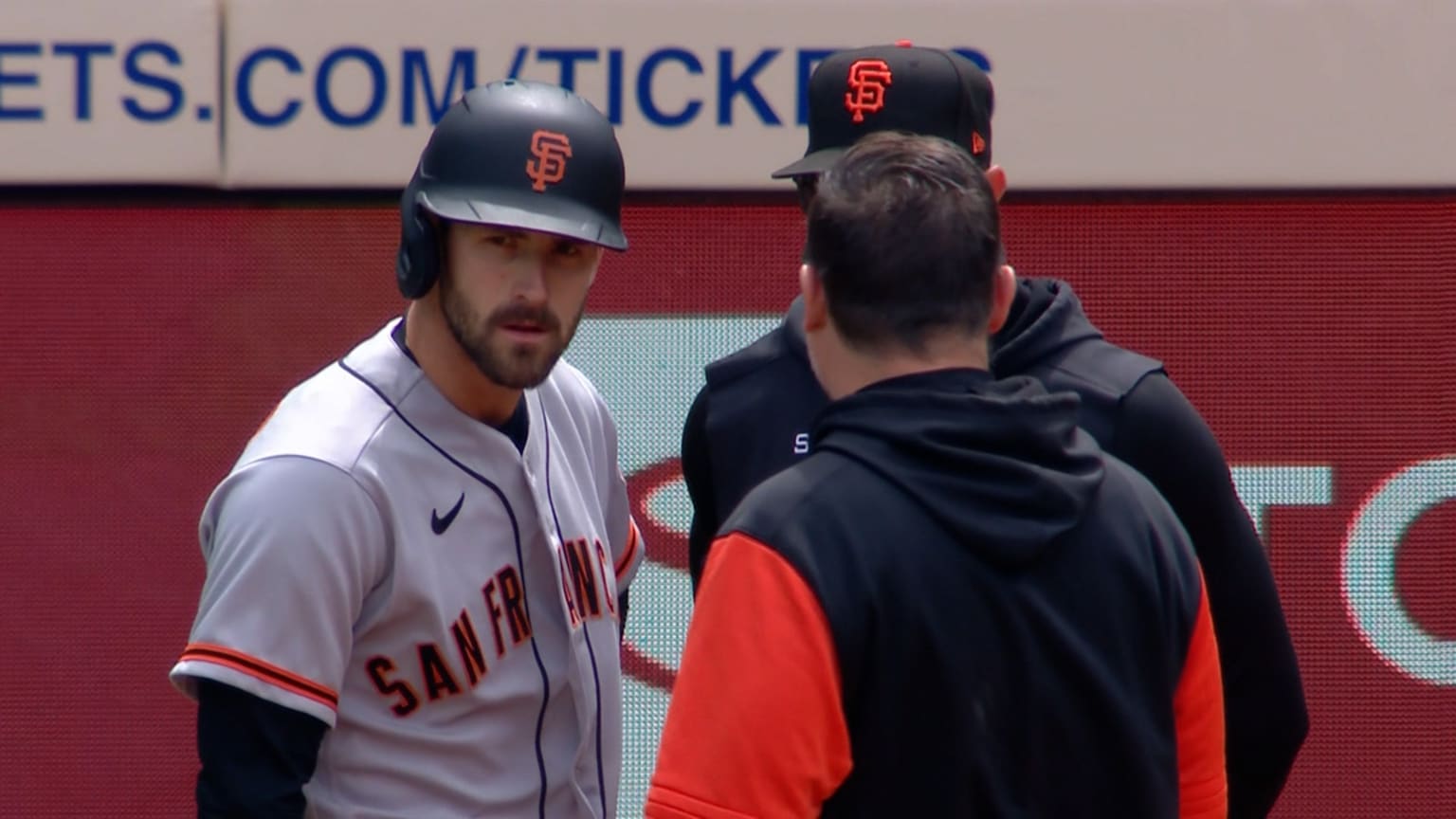 Duggar swings at pitch, leaves game after with injury | 04/21/2022 ...