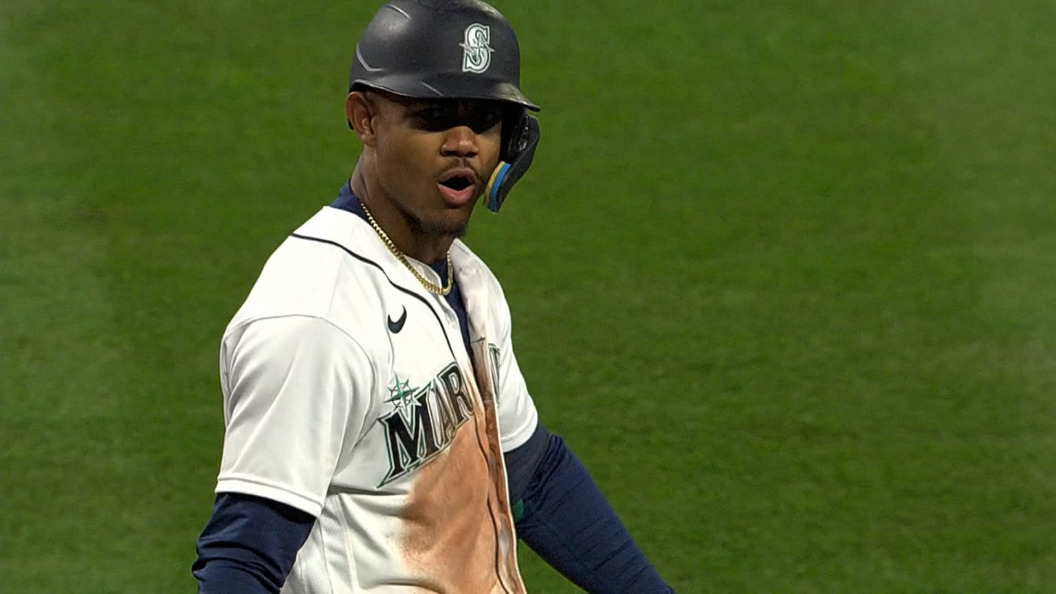 Julio Rodríguez draws go-ahead bases-loaded walk | 04/23/2022 | Los ...