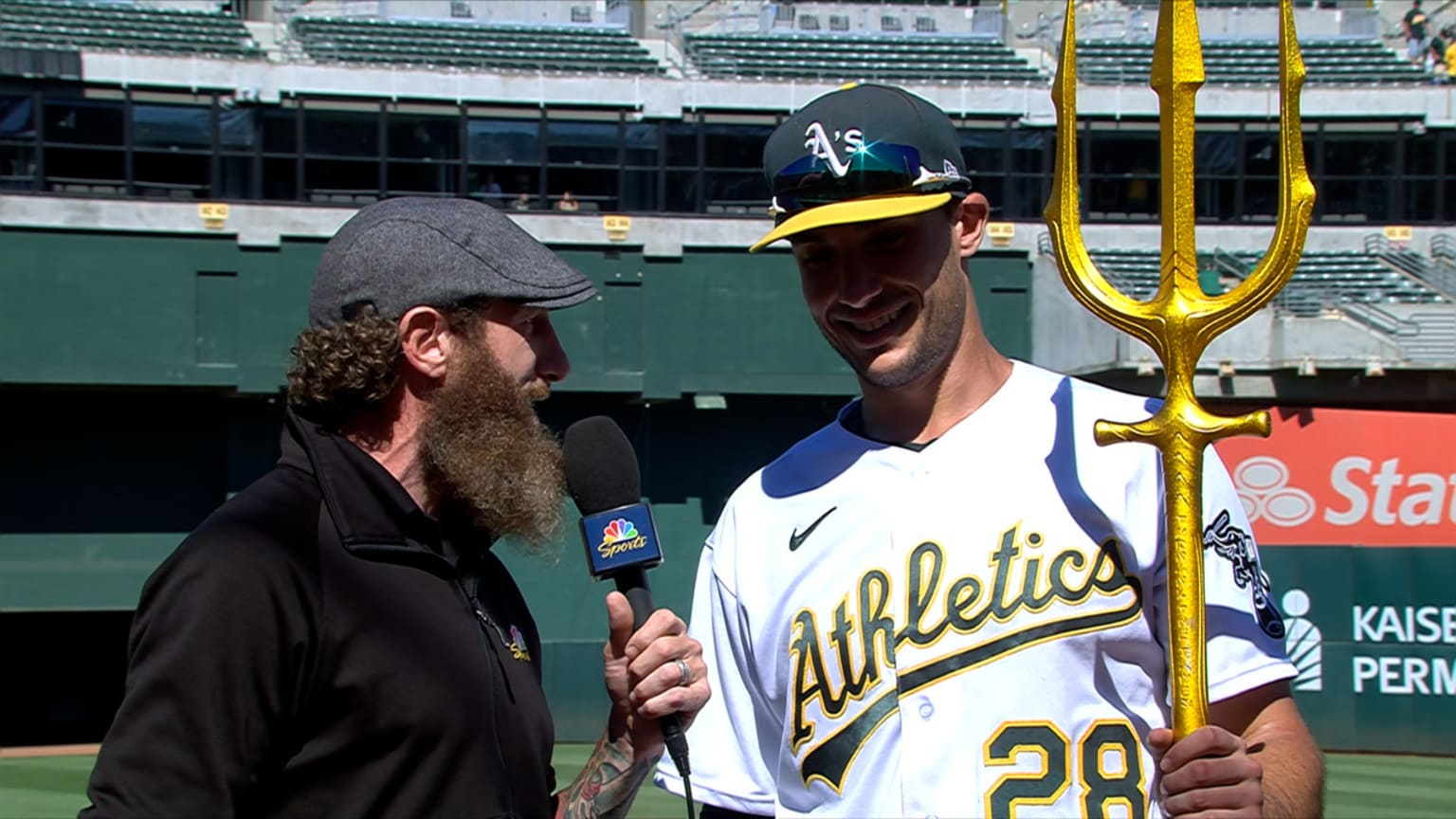 Matt Olson talks about his walk-off double, A's win | 08/04/2021 ...