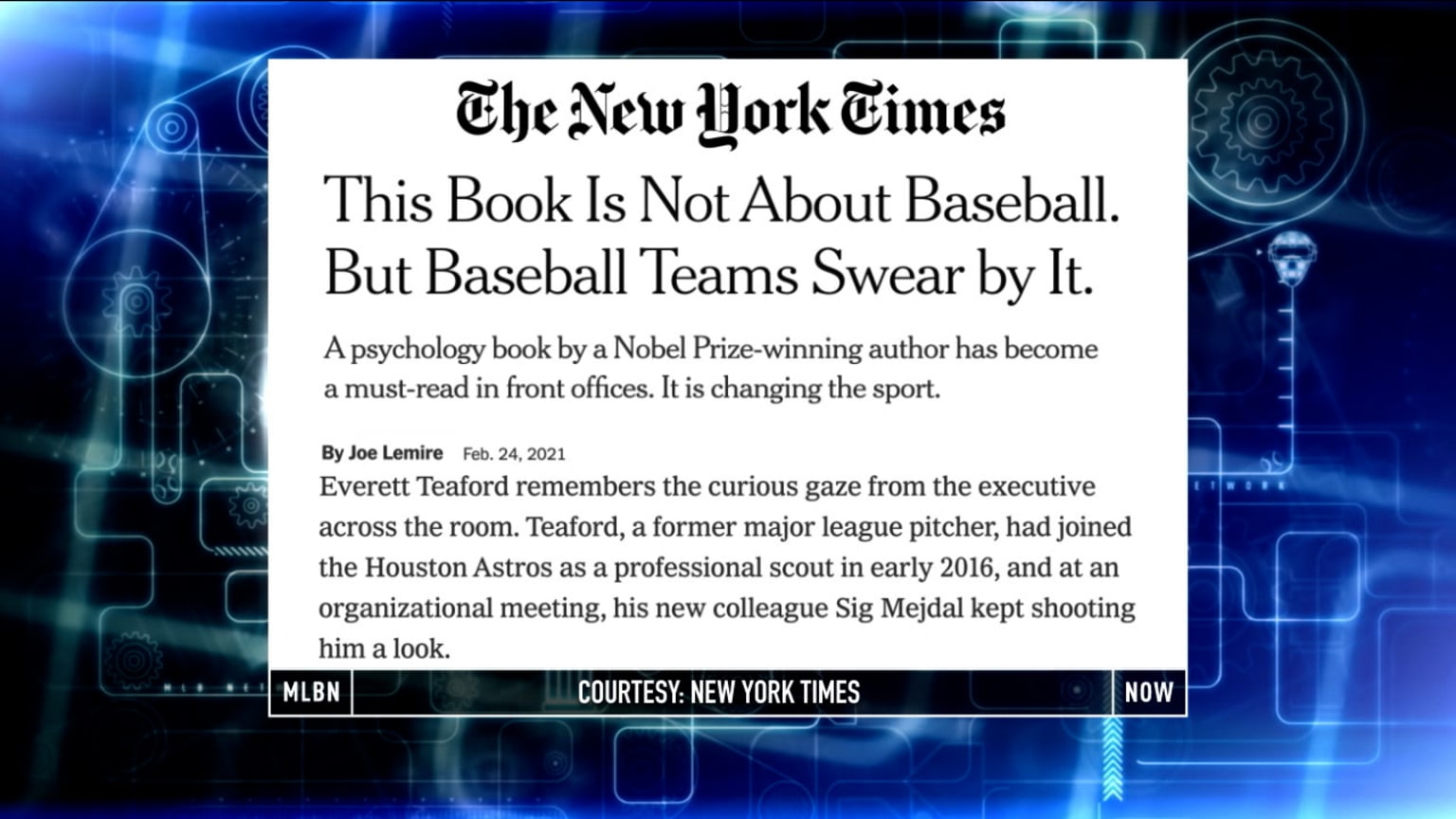 Lemire on 'Thinking Fast and Slow' and baseball | 03/04/2021 | MLB.com