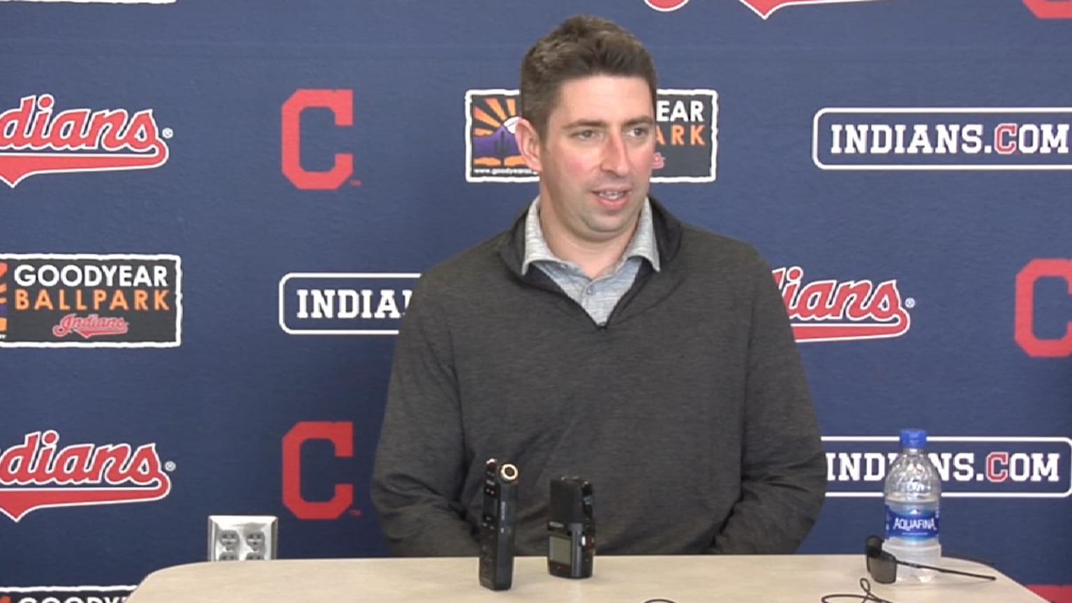 Mike Chernoff on reunion with Rajai Davis | 02/17/2018 | Cleveland ...