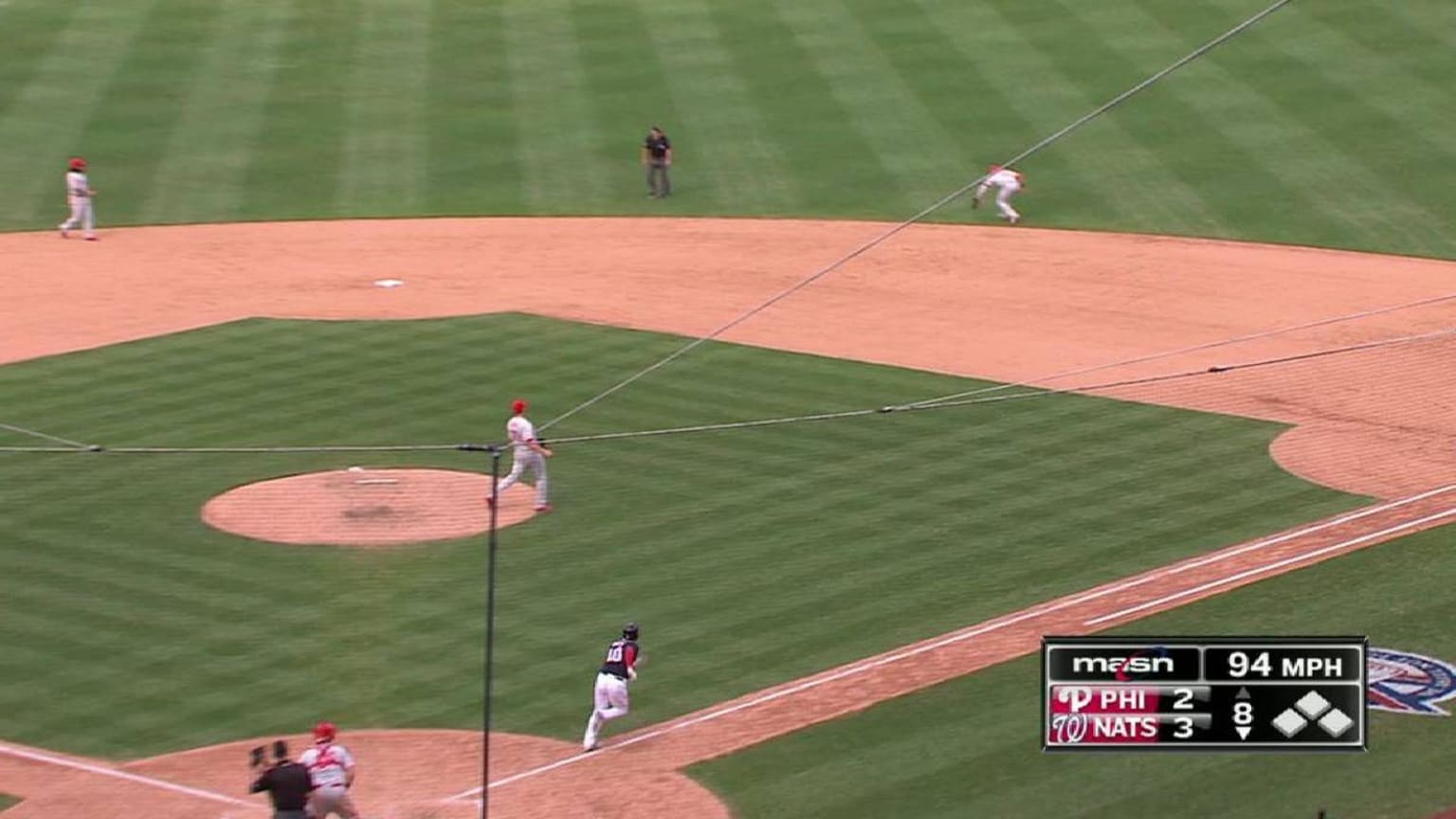 Pitching Change: David Hernandez replaces Edubray Ramos, batting 9th ...