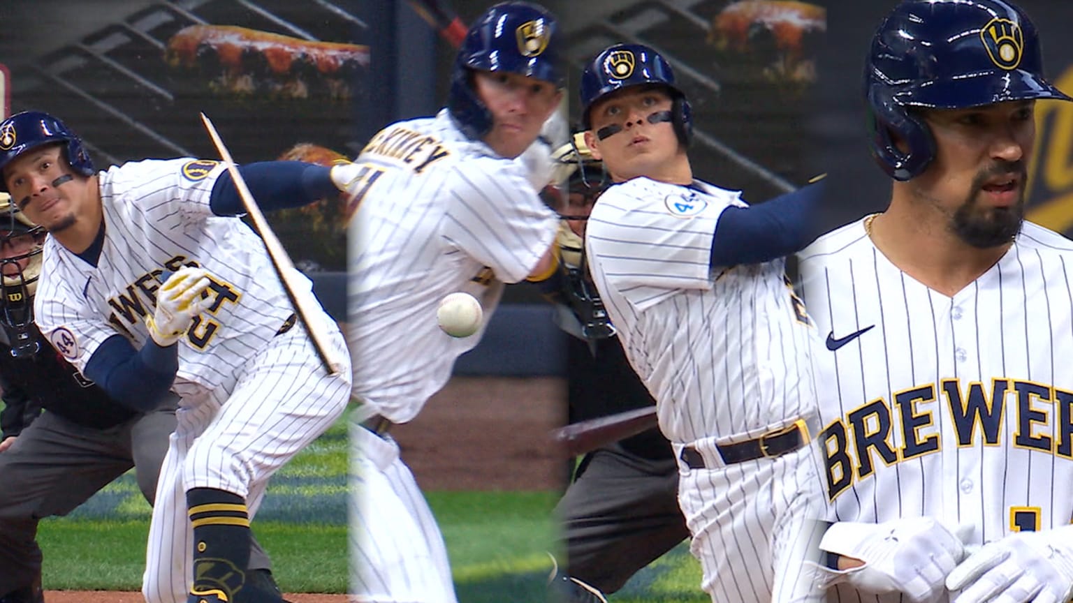 Brewers score five runs on six singles in the 1st | 04/17/2021 ...