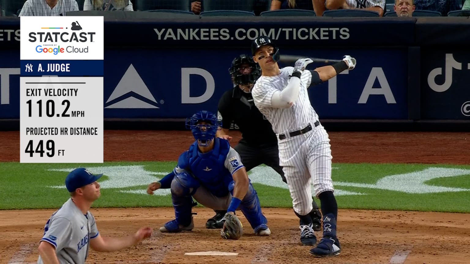 Aaron Judge crushes his 40th home run 449 feet | 07/29/2022 | New York ...