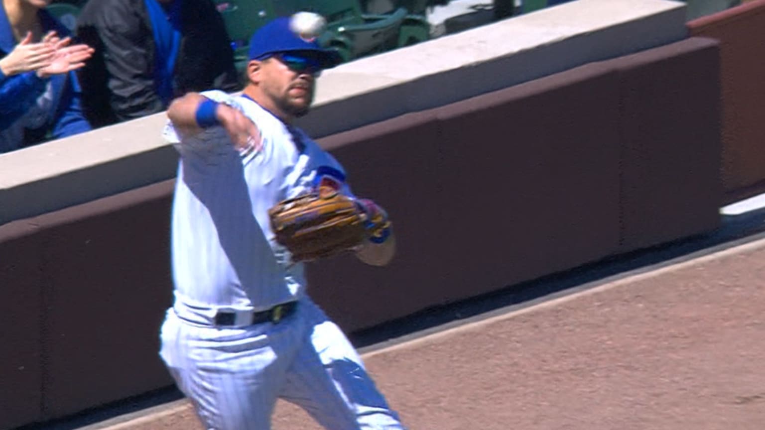 ARI@CHC: Schwarber throws out Dyson at second base | 04/20/2019 ...