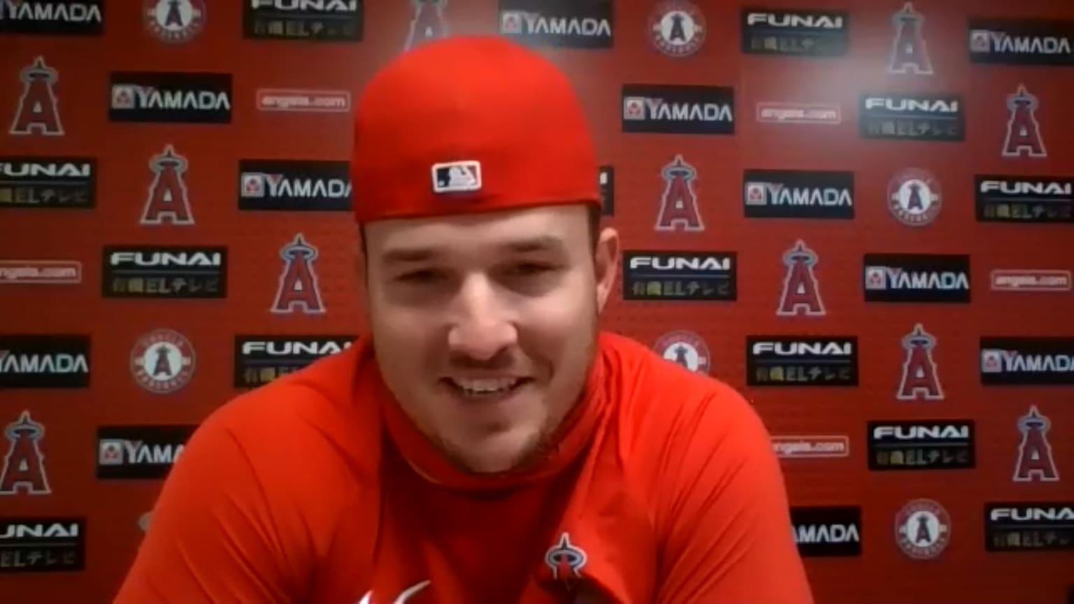Mike Trout on nearing Tim Salmon's Angels HR record | 09/03/2020 | Los ...