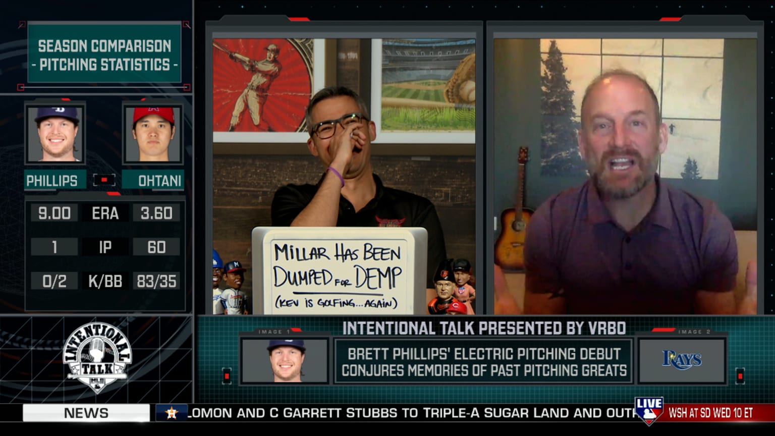 Intentional Talk talks Brett Phillips' pitching debut | 07/05/2021 ...