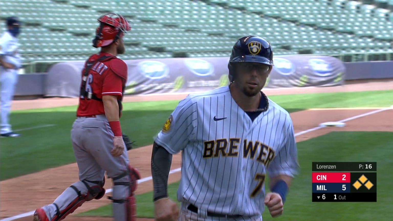 Logan Morrison draws a bases-loaded walk | 08/09/2020 | Philadelphia ...