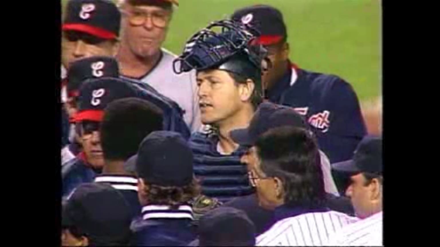 Tempers flare after Fisk confronts Deion during AB | 05/22/1990 | MLB.com