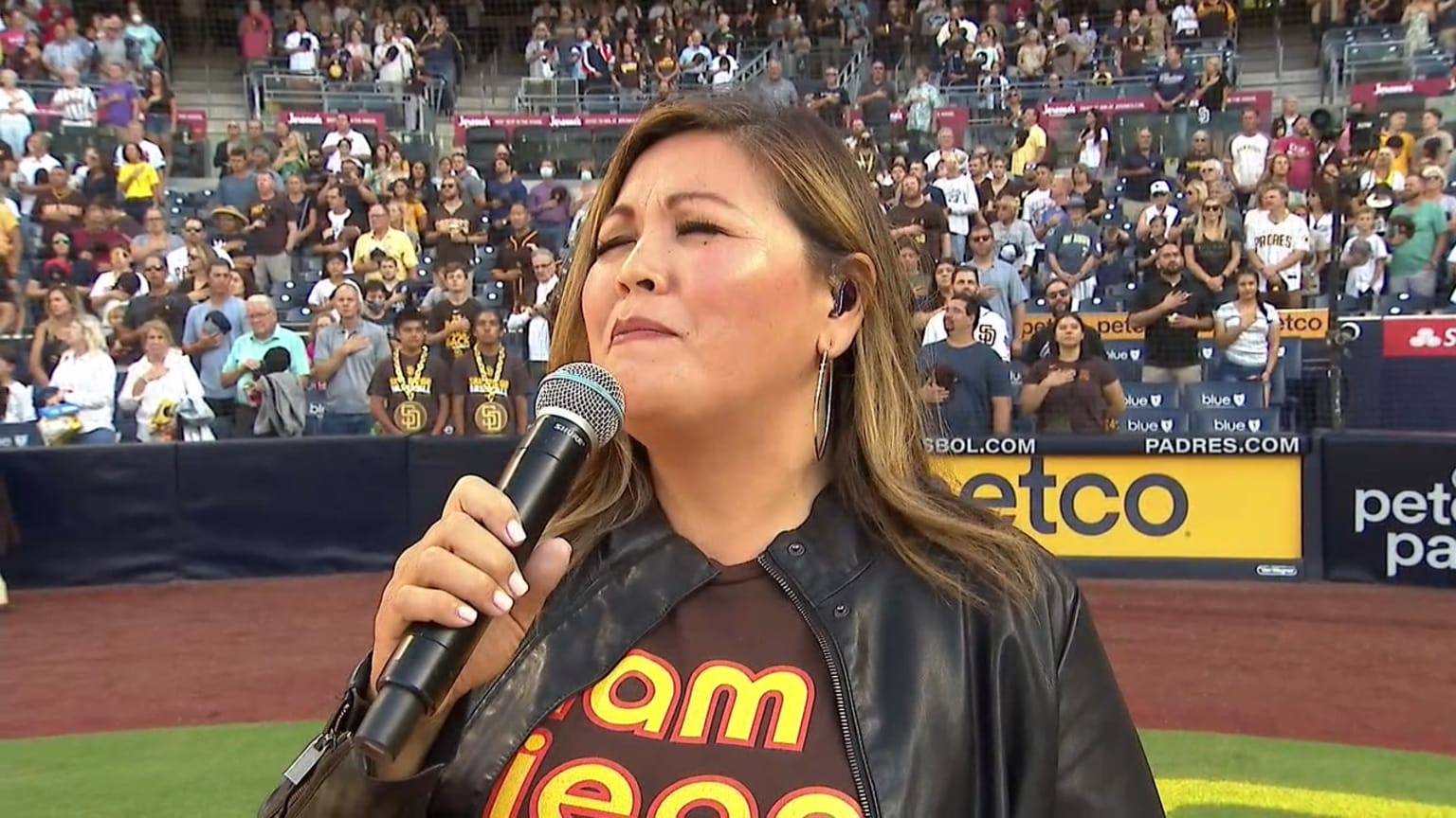 7/31/21: Harrell sings national anthem | 08/01/2021 | San Diego Padres