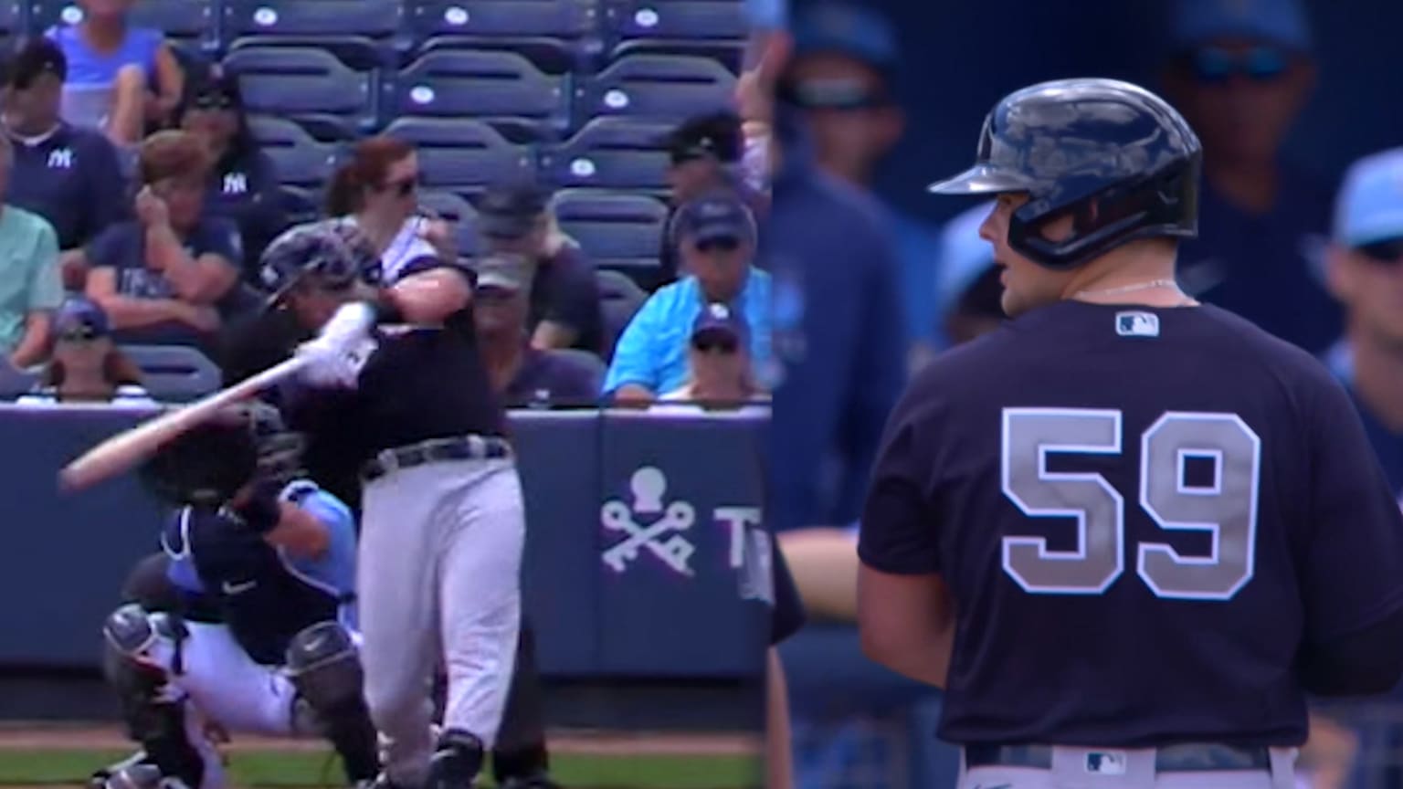 Luke Voit's 1st hit of the spring | 02/23/2020 | New York Yankees