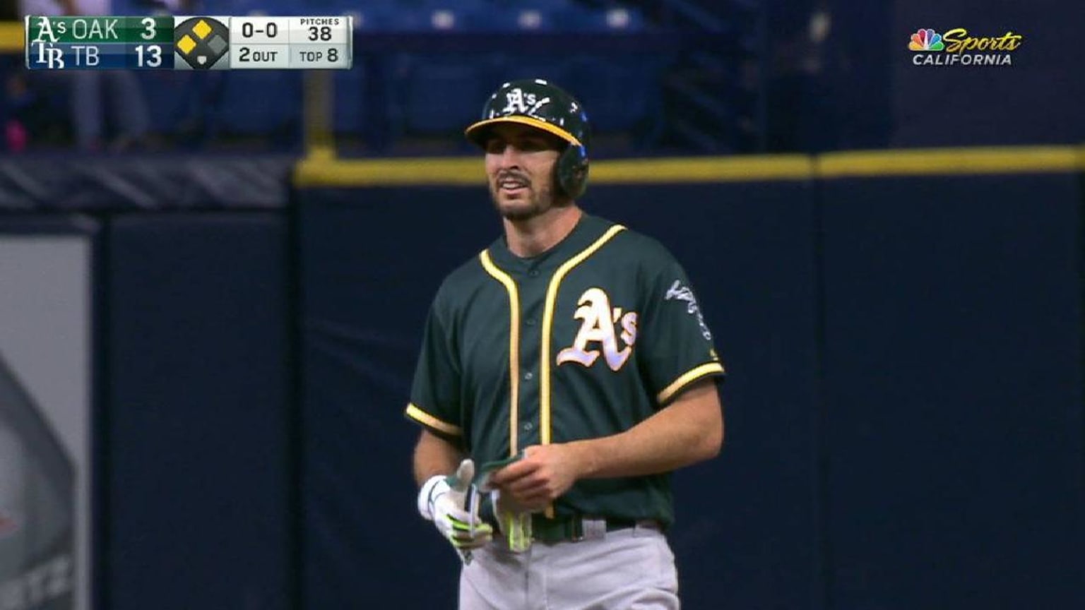 Rosales' RBI double | 06/09/2017 | MLB.com