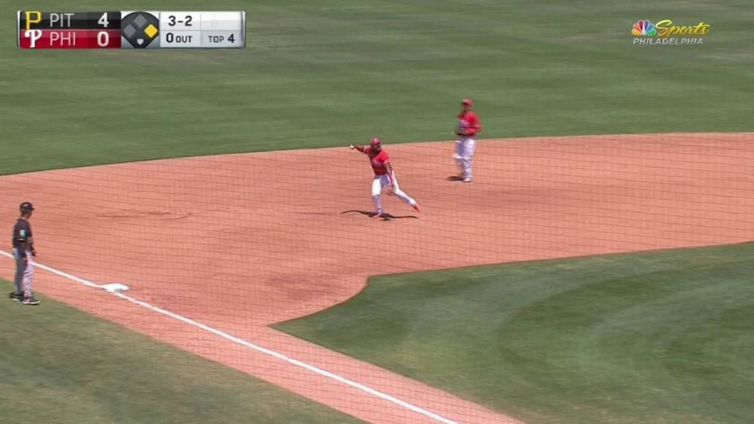 PIT@PHI: Franco diving catch starts double play | 03/27/2018 ...