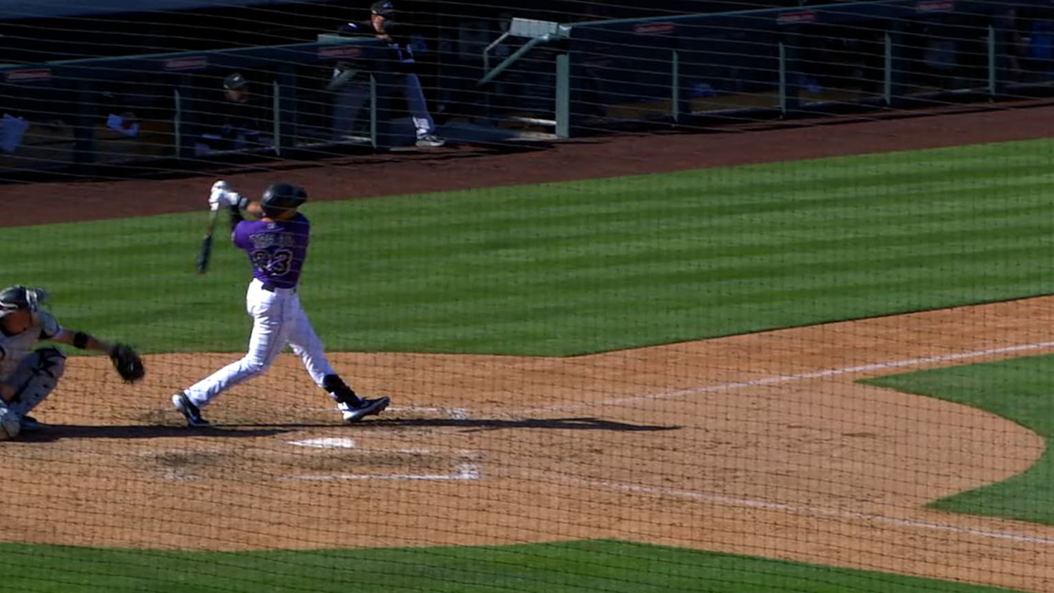 Alan Trejo belts a solo home run to deep left field | 03/27/2021 ...