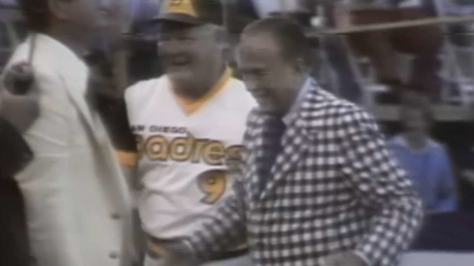 1978 ASG: Ray Kroc throws out the first pitch | 07/11/1978 | San Diego ...