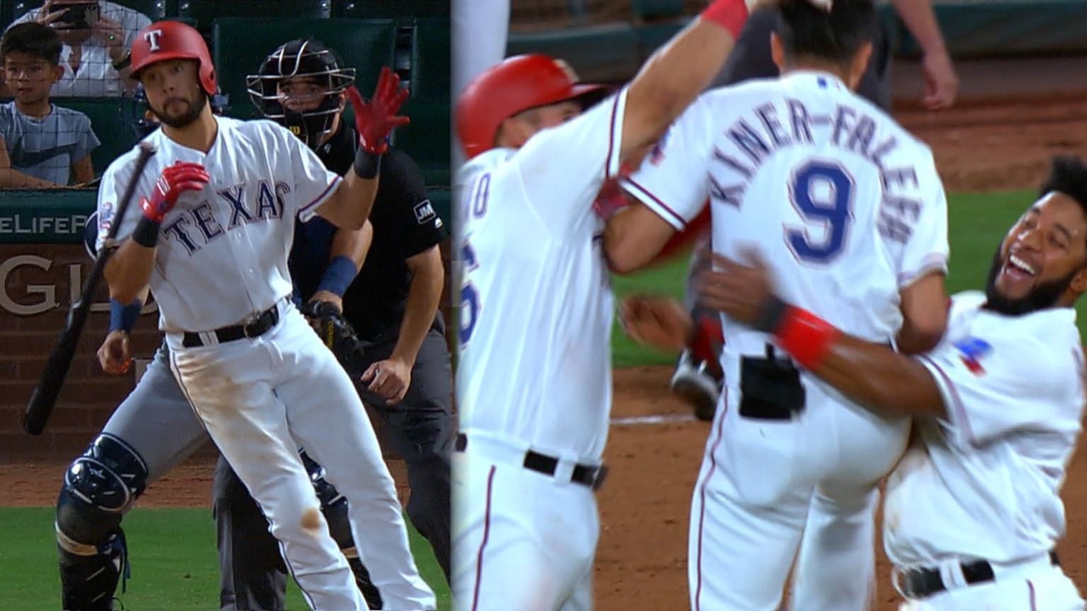 Kiner-Falefa's walk-off single | 08/31/2019 | Texas Rangers