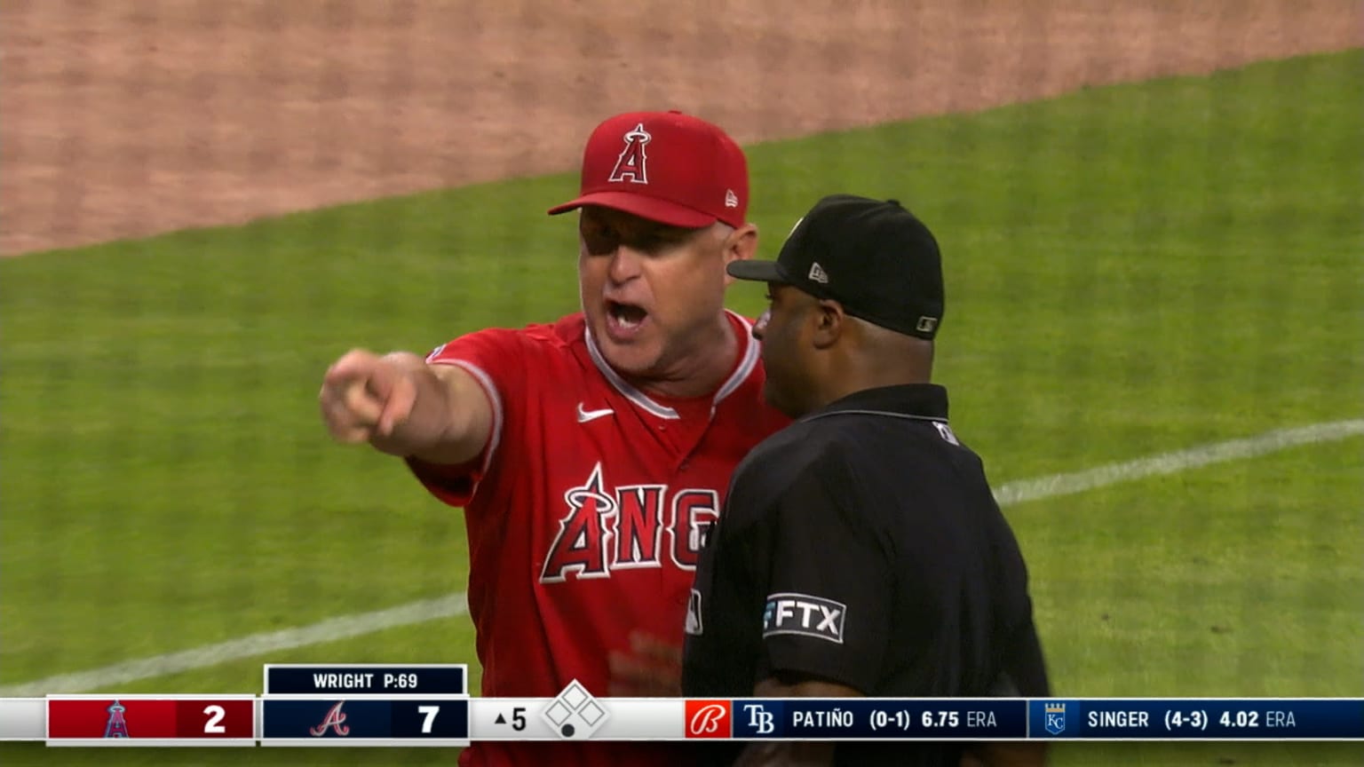 Phil Nevin gets ejected after arguing strike calls | 07/23/2022 | MLB.com