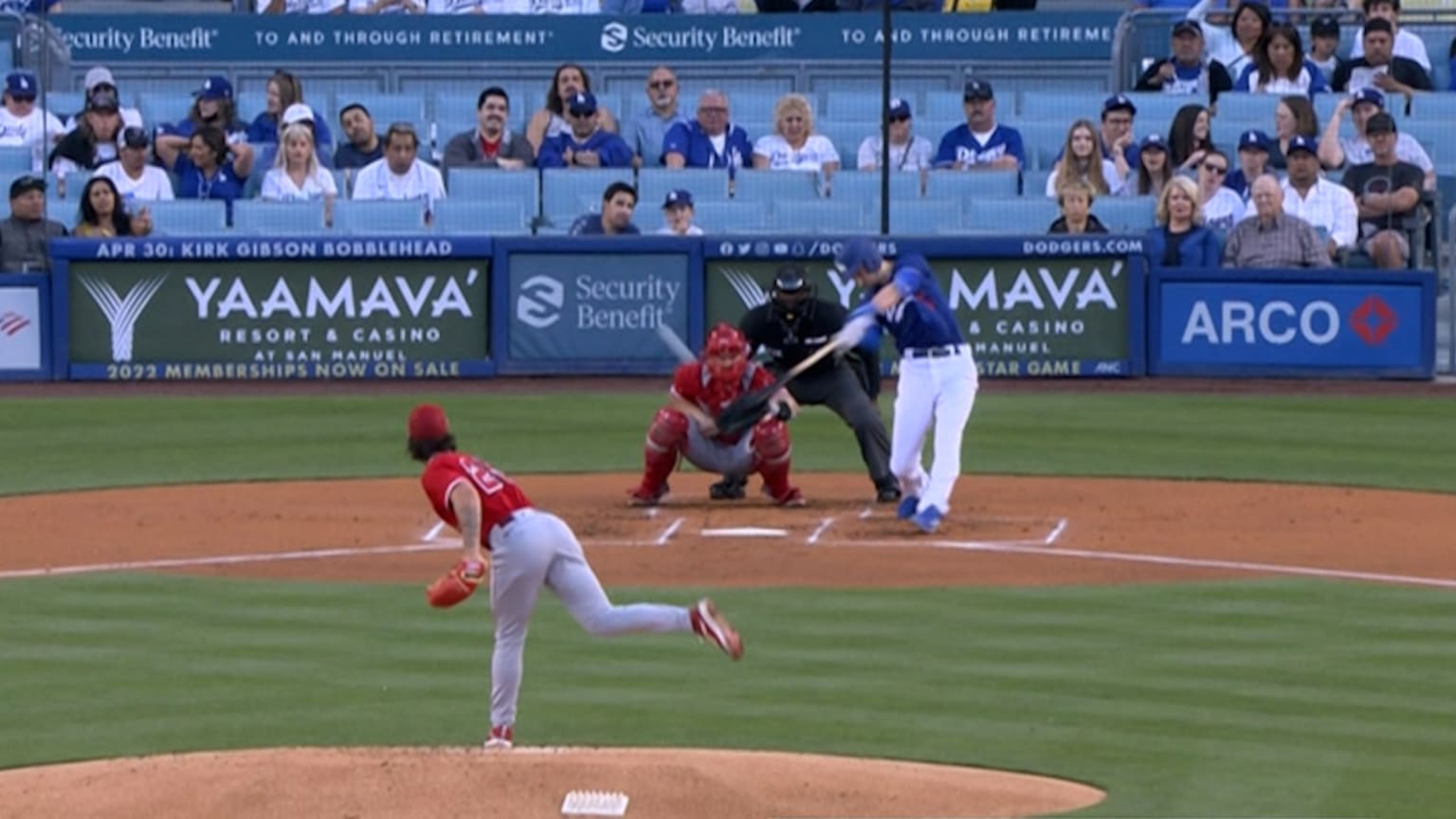 Trea Turner smacks a two-run double to right field | 04/05/2022 ... Trea Turner smacks a two-run double to right field | 04/05/2022 ...