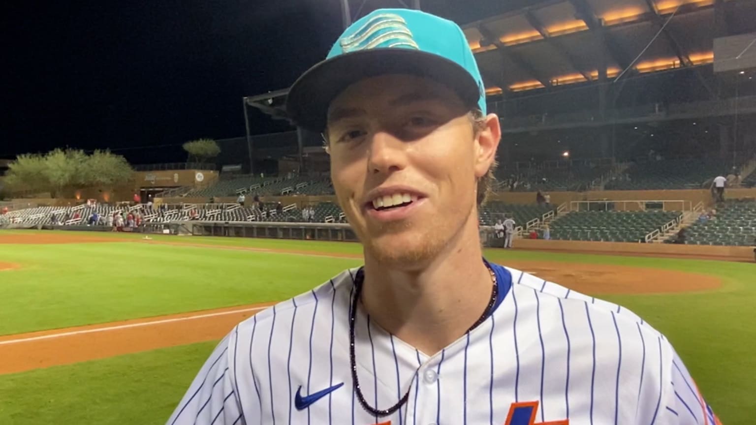 Brett Baty discusses three-hit game in Arizona | 11/13/2021 | New York Mets