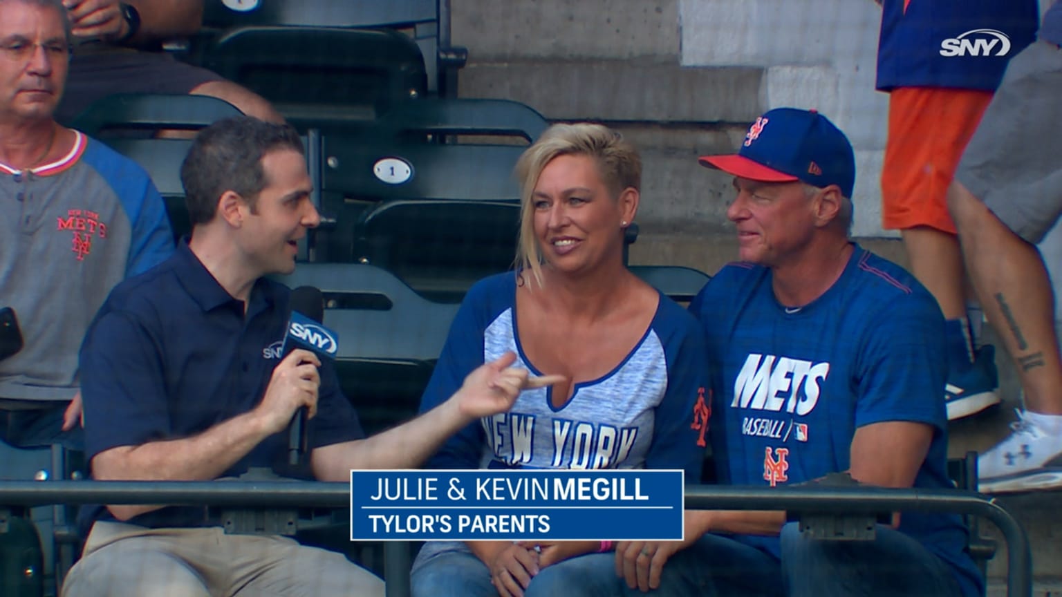 Tylor Megill's parents on nerves watching him pitch | 07/05/2021 | New ...