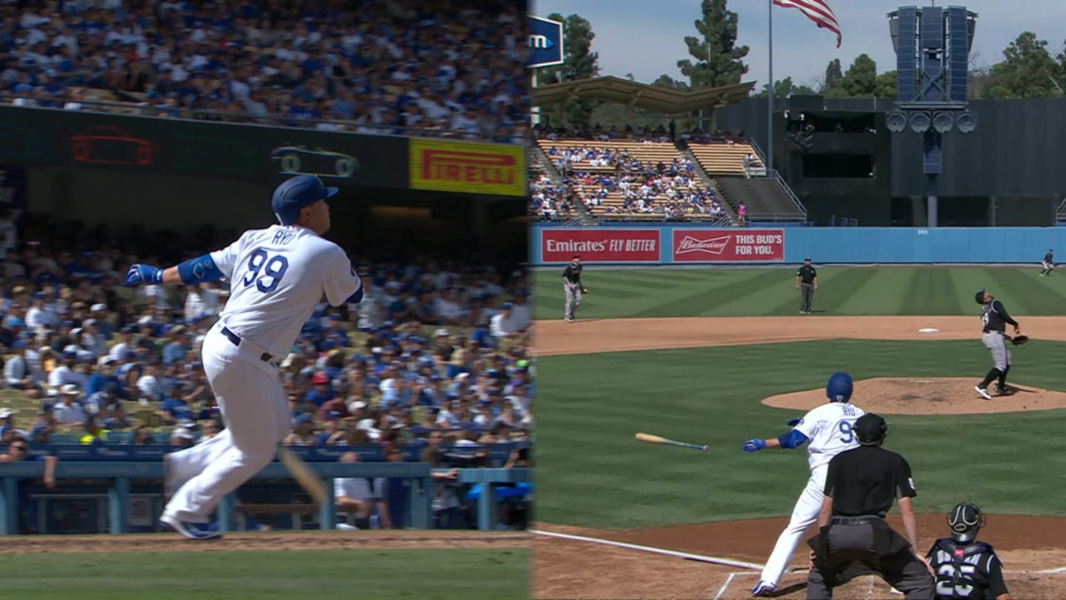 HR solitario de Ryu al central | 22/09/2019 | Lasmayores.com