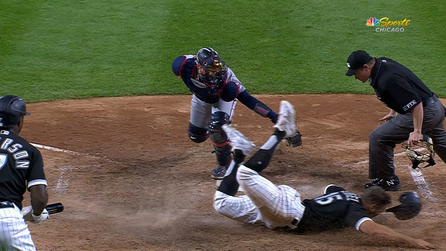 Adam Engel safe at home after challenge in the 8th | 07/20/2021 ...