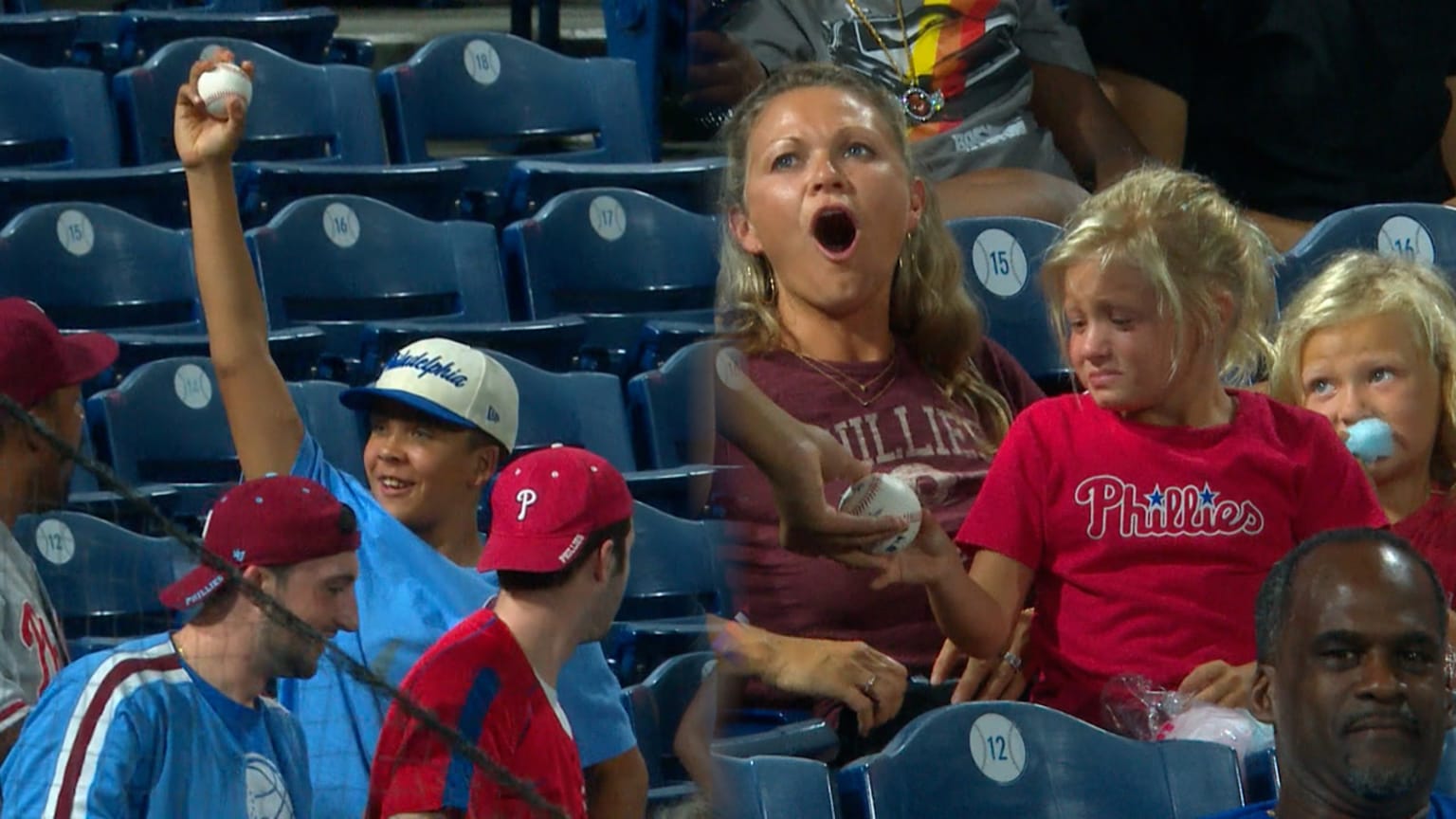 Fan catches foul ball, gives it to young girl | 09/15/2021 | Houston Astros