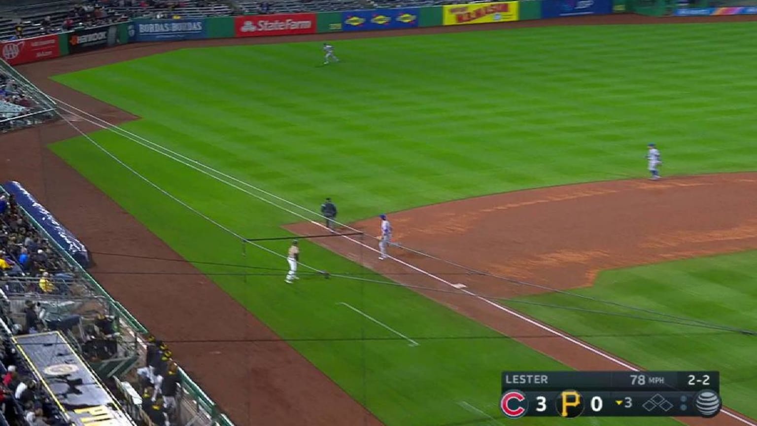 Marte, Starling vs Lester, Jon - FOUL | 09/07/2017 | MLB.com