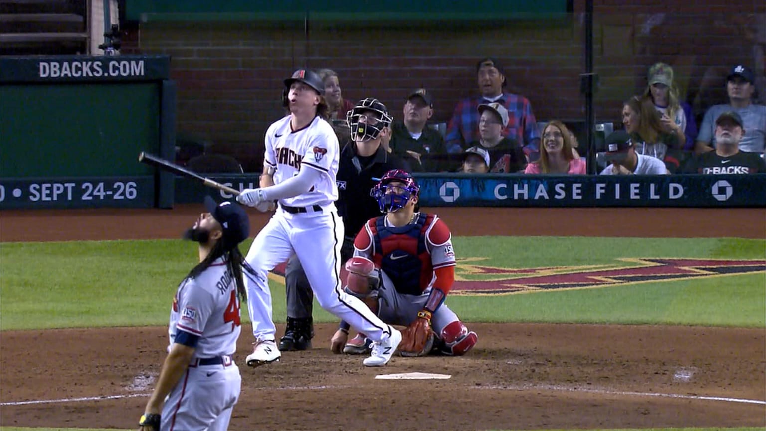 Jake McCarthy hits his 1st career homer vs. Braves | 09/20/2021 ...