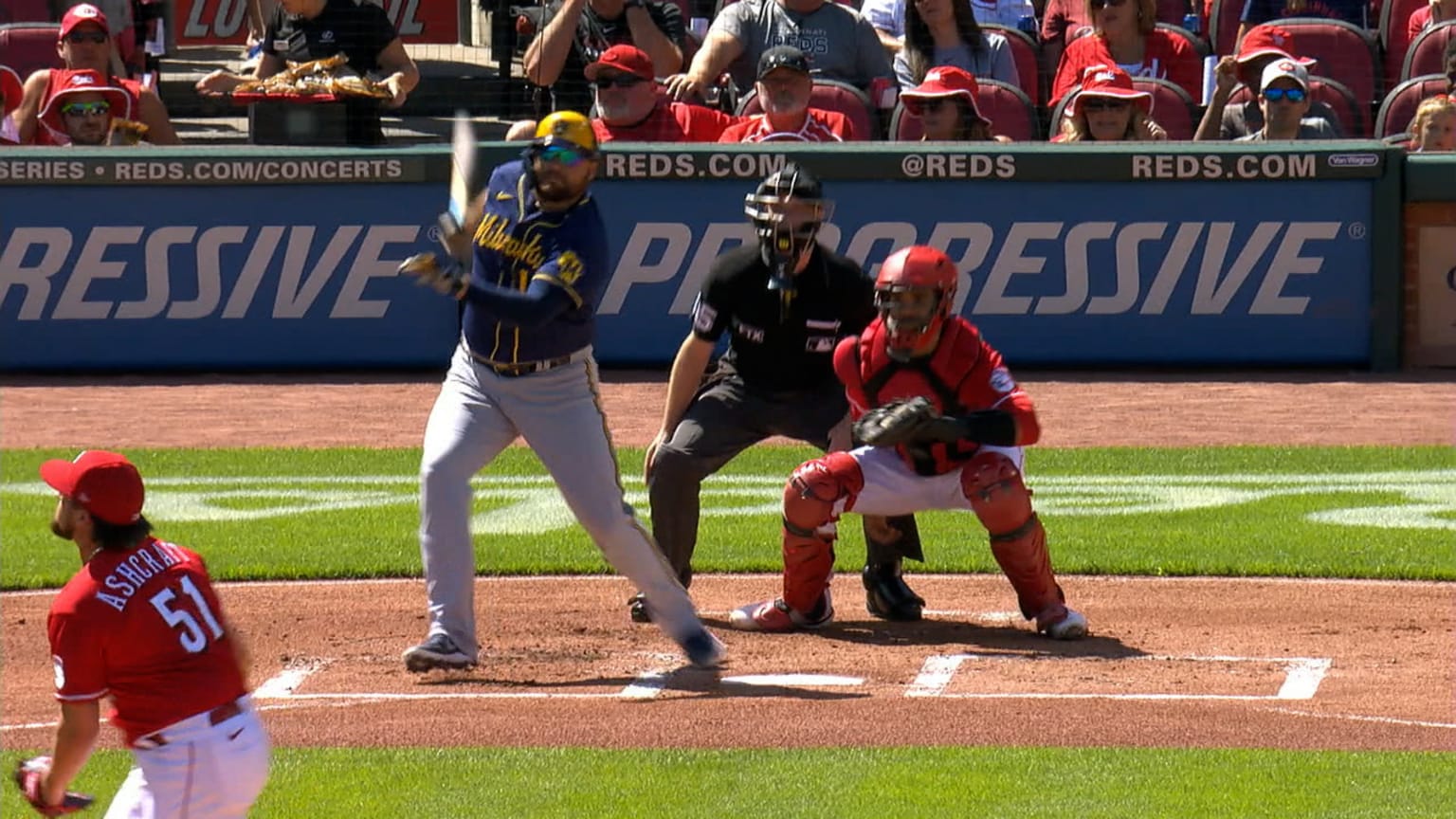 Rowdy Tellez's RBI double | 06/18/2022 | Milwaukee Brewers