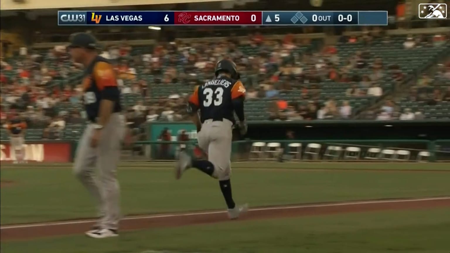 Shea Langeliers hammers solo homer for Las Vegas | 05/08/2022 | MLB.com