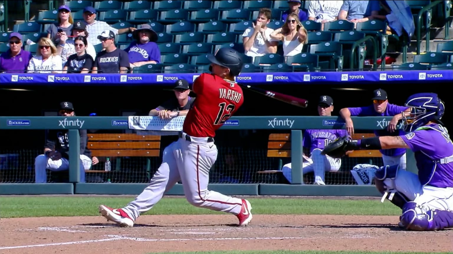 Daulton Varsho lifts D-backs with a four-RBI game | 08/22/2021 ...