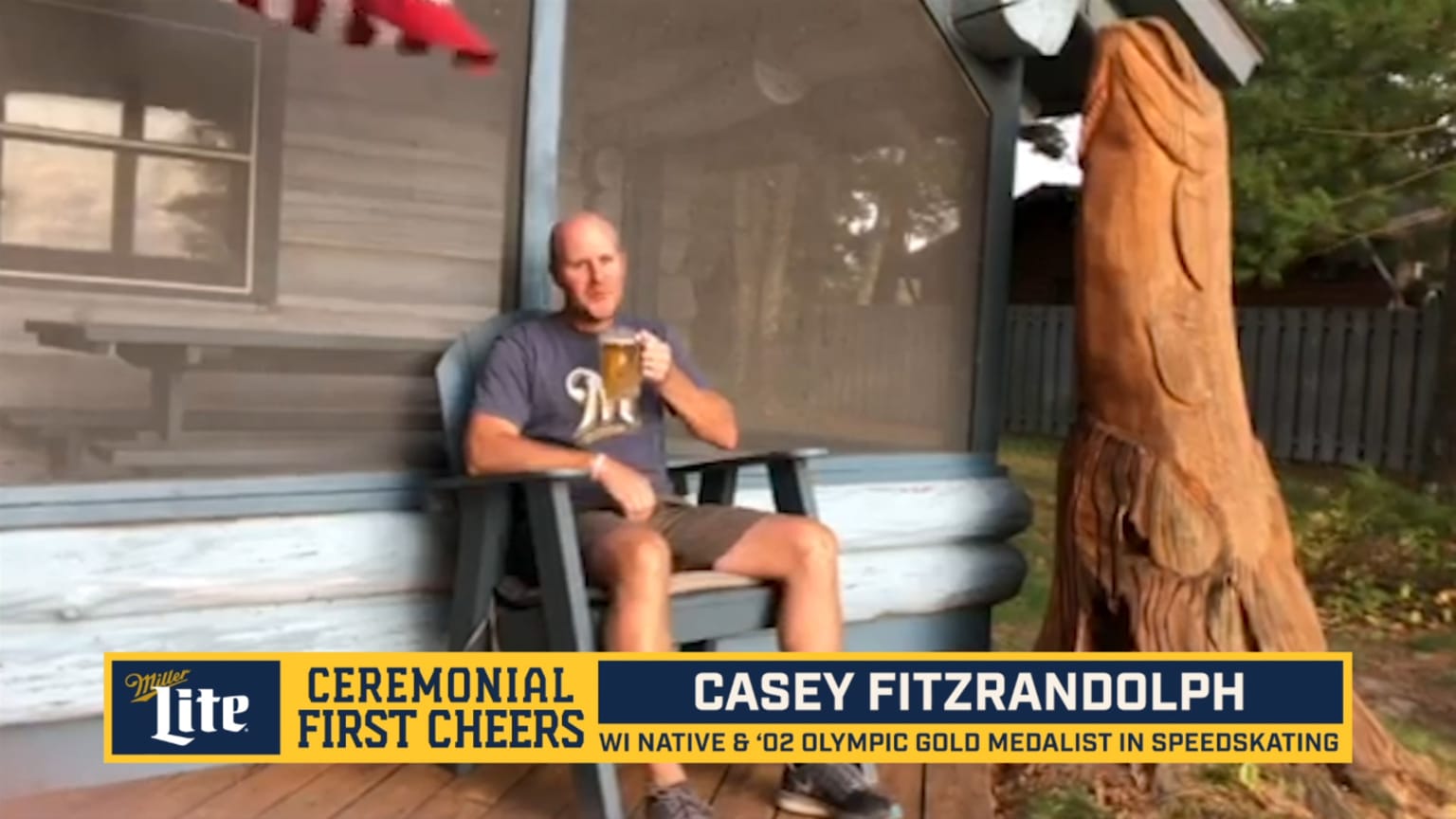 Casey Fitzrandolph salutes Brewers with First Cheers | 09/14/2020 ...