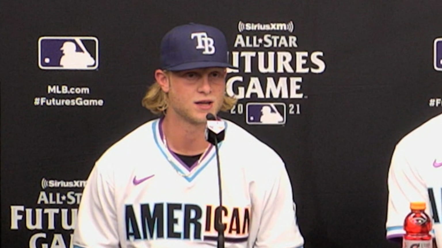 Shane Baz on pitching in the 2021 Futures Game | 07/12/2021 | San Diego ...