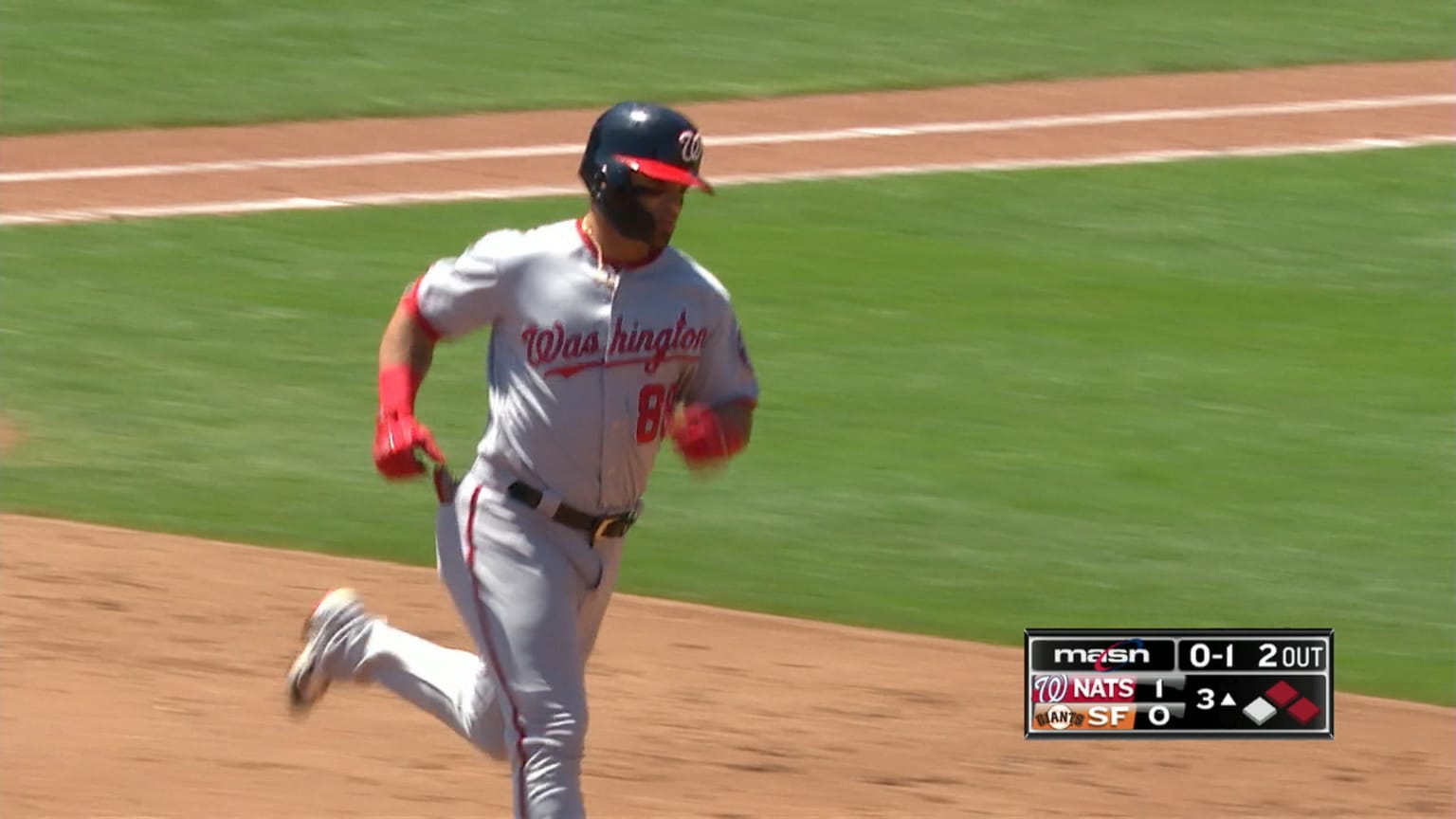 WSH@SF: Parra slugs an opposite-field 3-run home run | 08/07/2019 ...