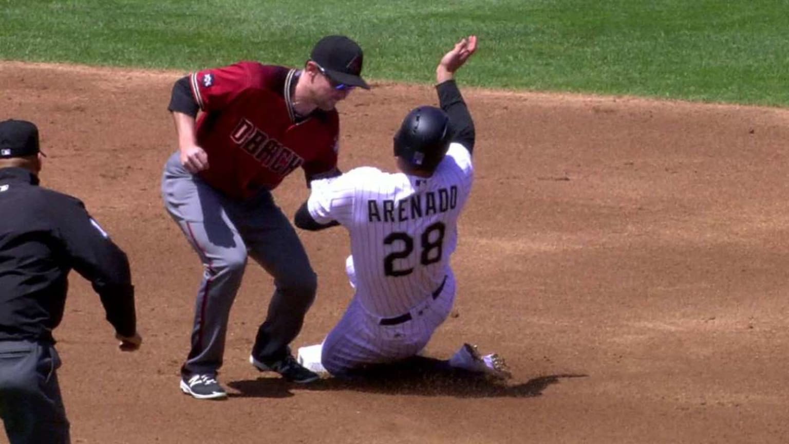 ARI@COL: Herrmann cuts down a stealing Arenado | 05/11/2016 | MLB.com