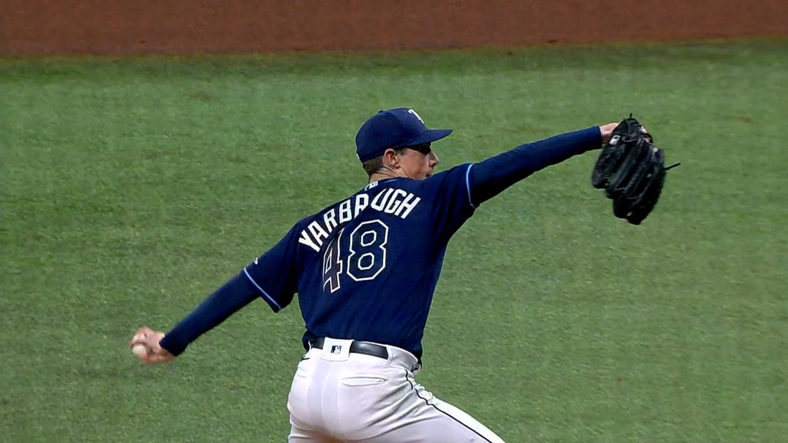 Ryan Yarbrough K's Alejandro Kirk swinging | 05/14/2022 | Tampa Bay Rays