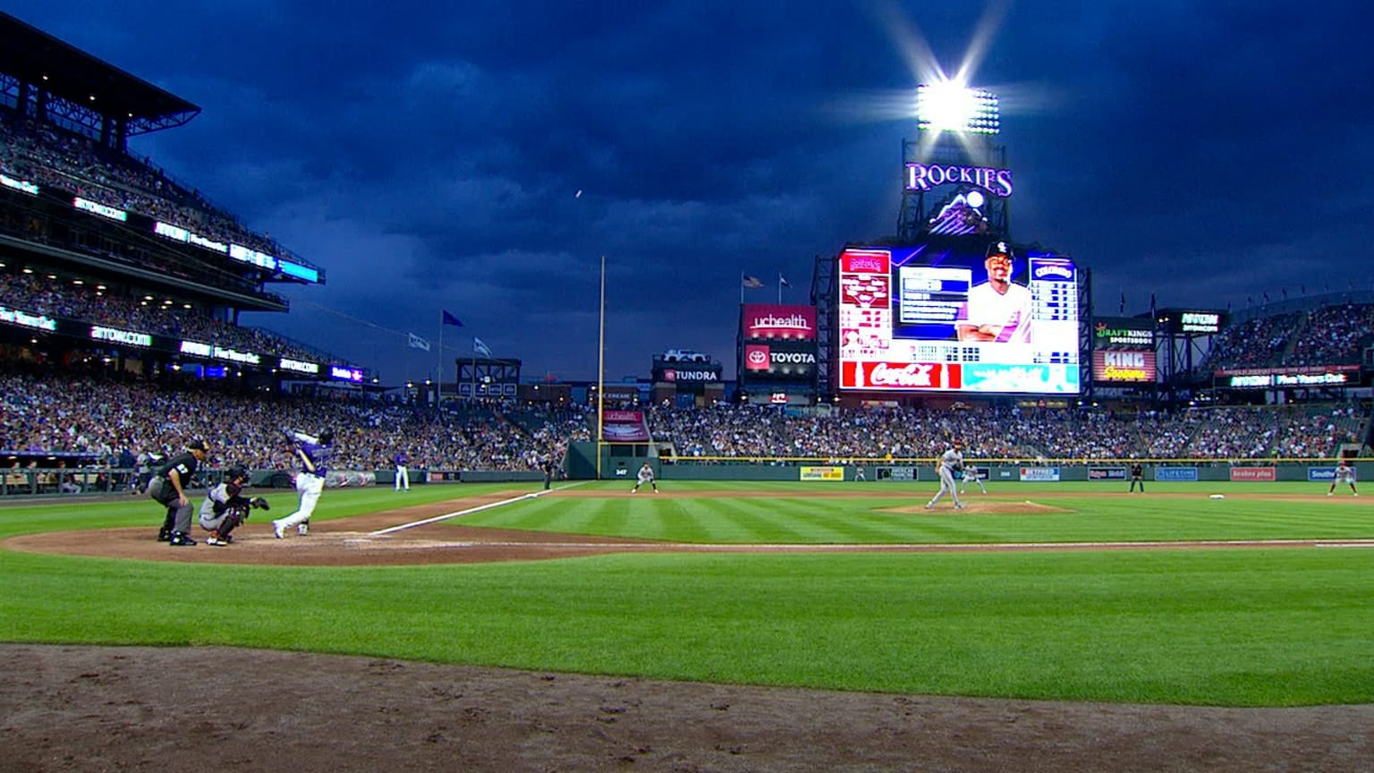 Montero's foul ball call near left-field pole stands | 08/13/2022 ...