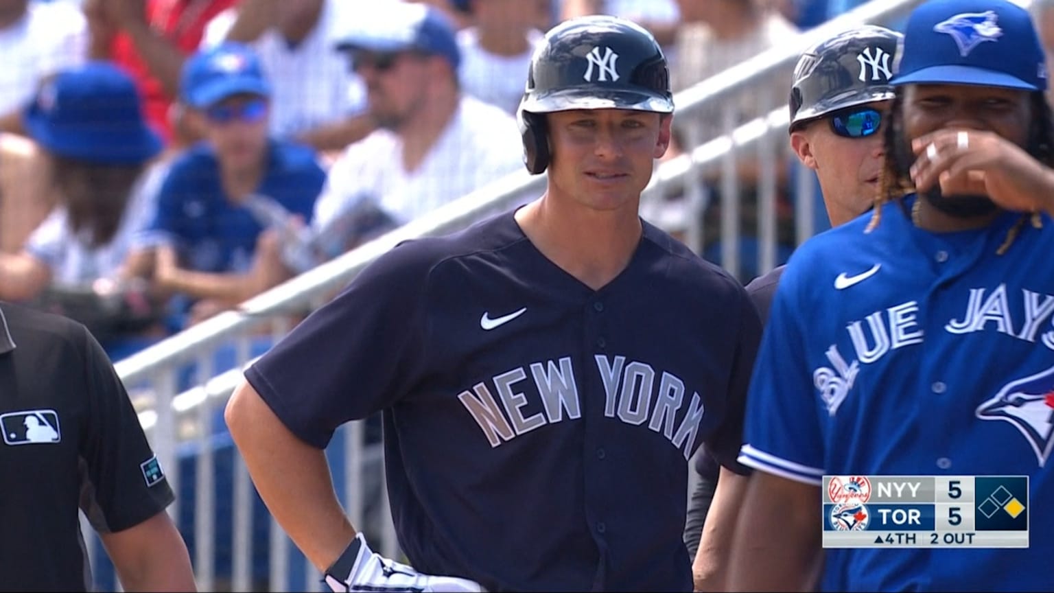 Rob Brantly hits an RBI single to left field | 04/03/2022 | New York ...