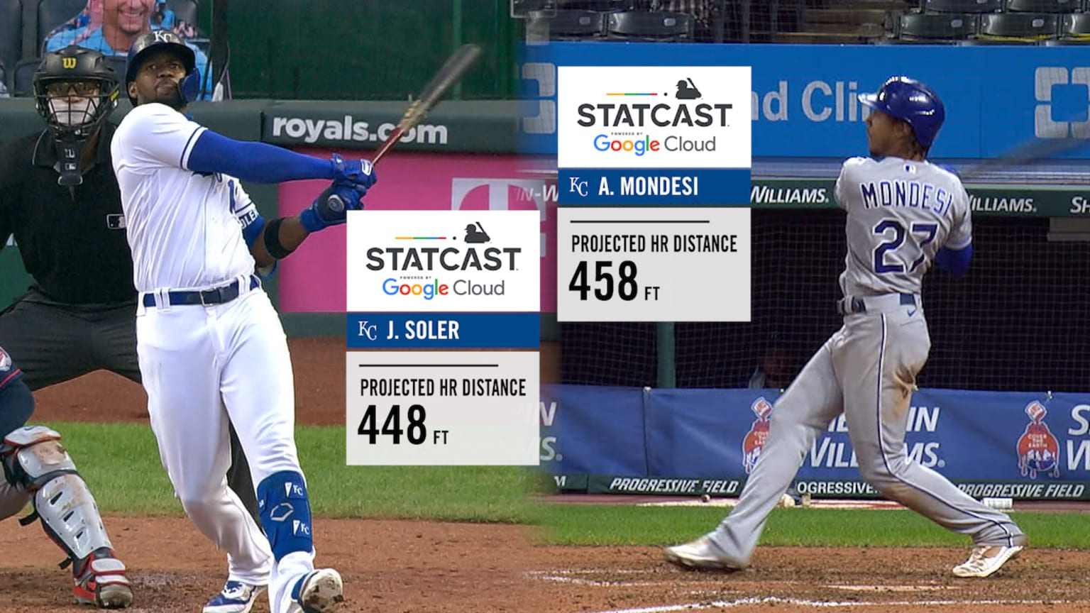 Statcast measures the Royals' longest homers of 2020 | 11/21/2020 ...